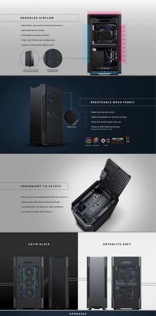 Phanteks Evolv Shift 2 Air - (PC case), Computers & Tech, Parts ...