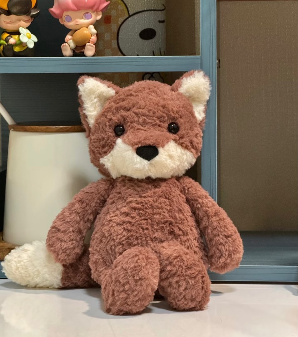 [po] Tumblrtuft Fox Jellycat, Hobbies & Toys, Toys & Games on Carousell
