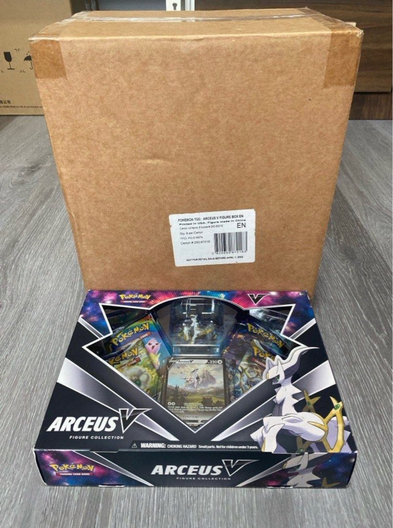 Pokemon TCG - Arceus V Figure Collection - Including 1 Foil Arceus V ...