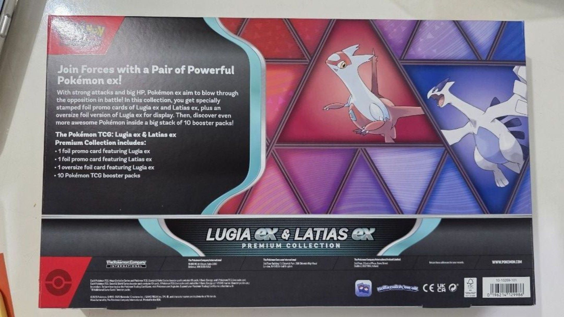 Pokemon TCG: Lugia EX & Latias EX Premium Collection, Hobbies & Toys ...