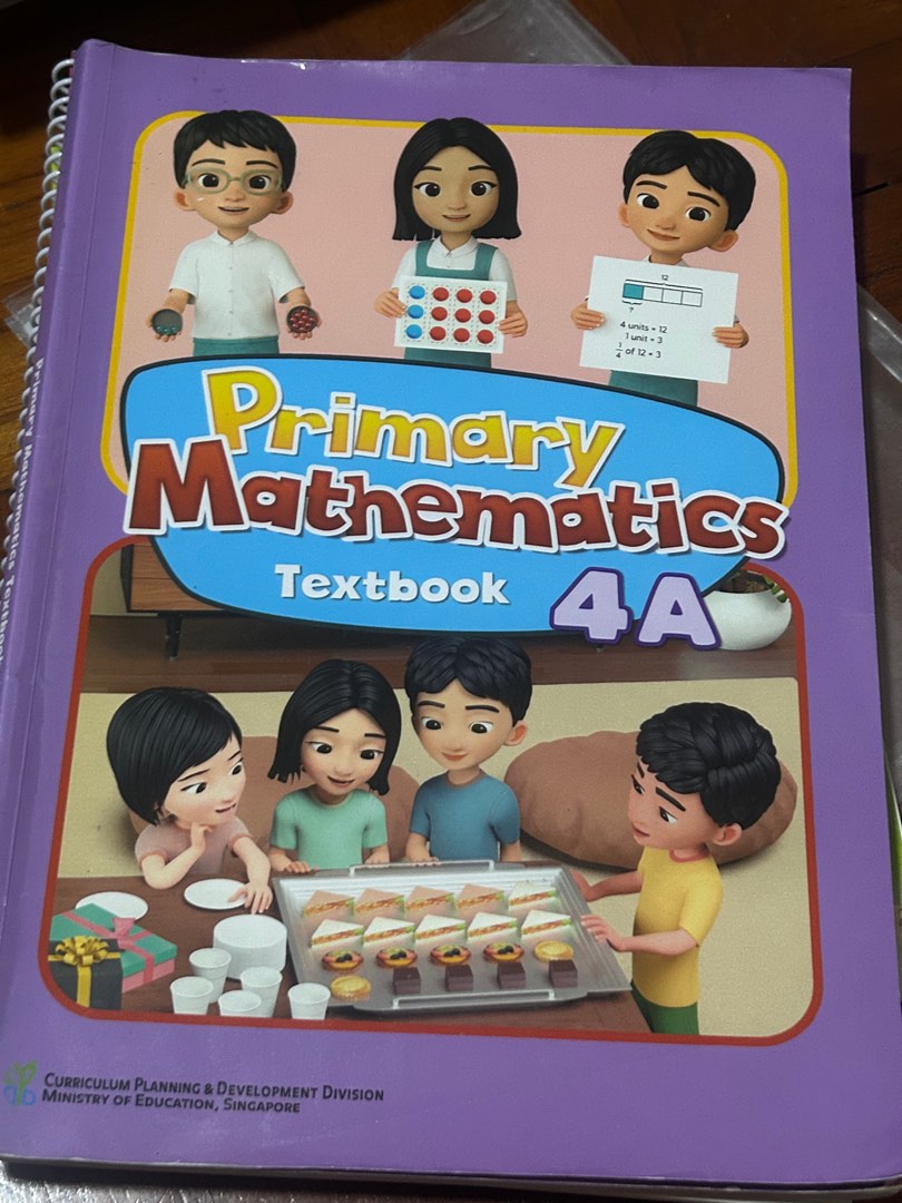 Primary Mathematics p4 Textbook 4A, Hobbies & Toys, Books & Magazines ...