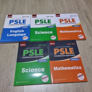 PSLE Exam Papers (2022-2024) + Problem-Solving Math Textbook, Hobbies ...