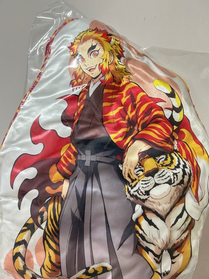 Rengoku Kyojuro The year of the Tiger, Die-Cut Cushion, Demon Slayer ...