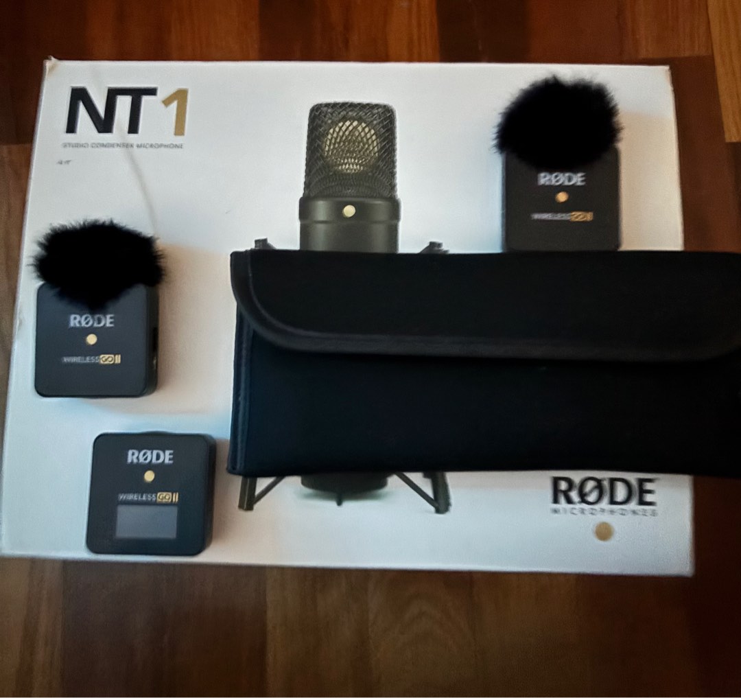 Rode NT1 and Wireless Go II BUNDLE, Audio, Microphones on Carousell