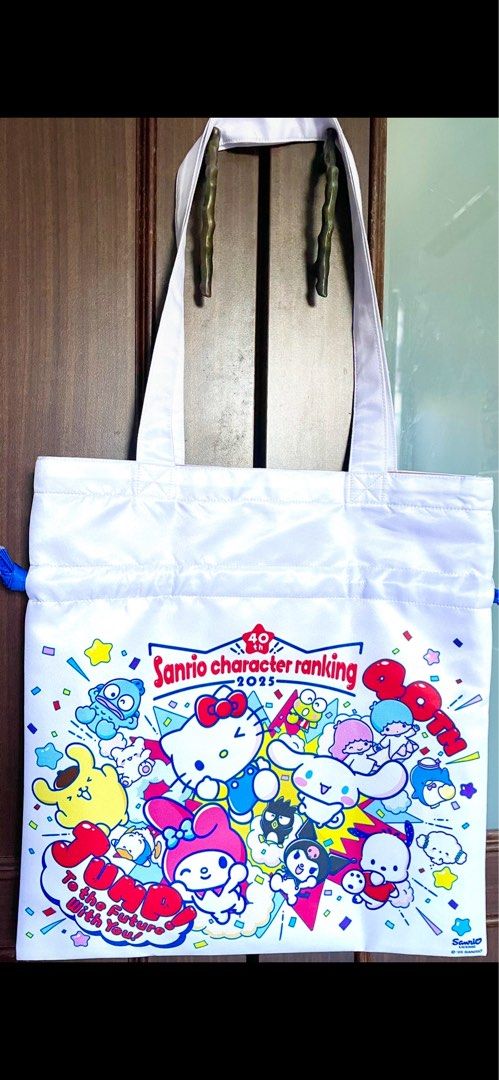 [Original] Sanrio Character Ranking 2025 Tote Bag, Women's Fashion ...