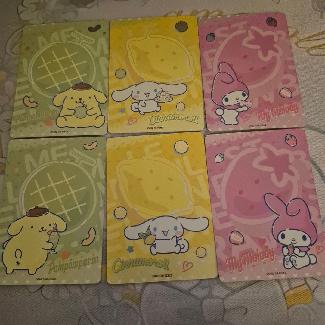 Sanrio Characters Trading Cards - Set of 14, Hobbies & Toys, Toys ...