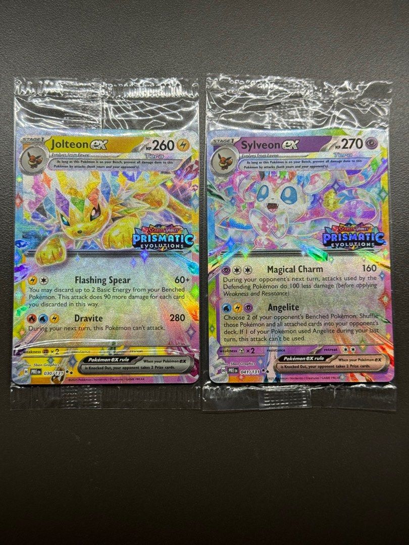 Sealed Jolteon ex Prismatic Evolutions Surprise Box Stamped Promo ...