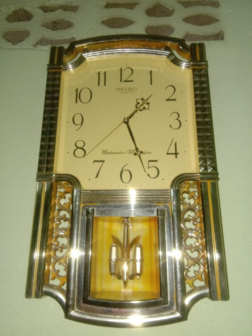Seiko Quartz Westminster Wall Clock, Hobbies & Toys, Collectibles ...