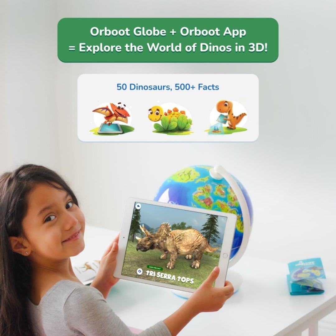 Shifu Play Orboot Dinos Interactive AR Globe, Hobbies & Toys, Toys ...
