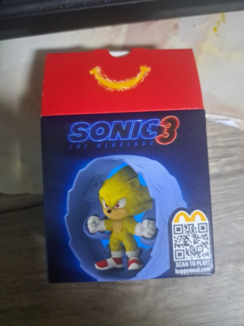 Sonic the hedgehog 3 yellow, Hobbies & Toys, Toys & Games on Carousell