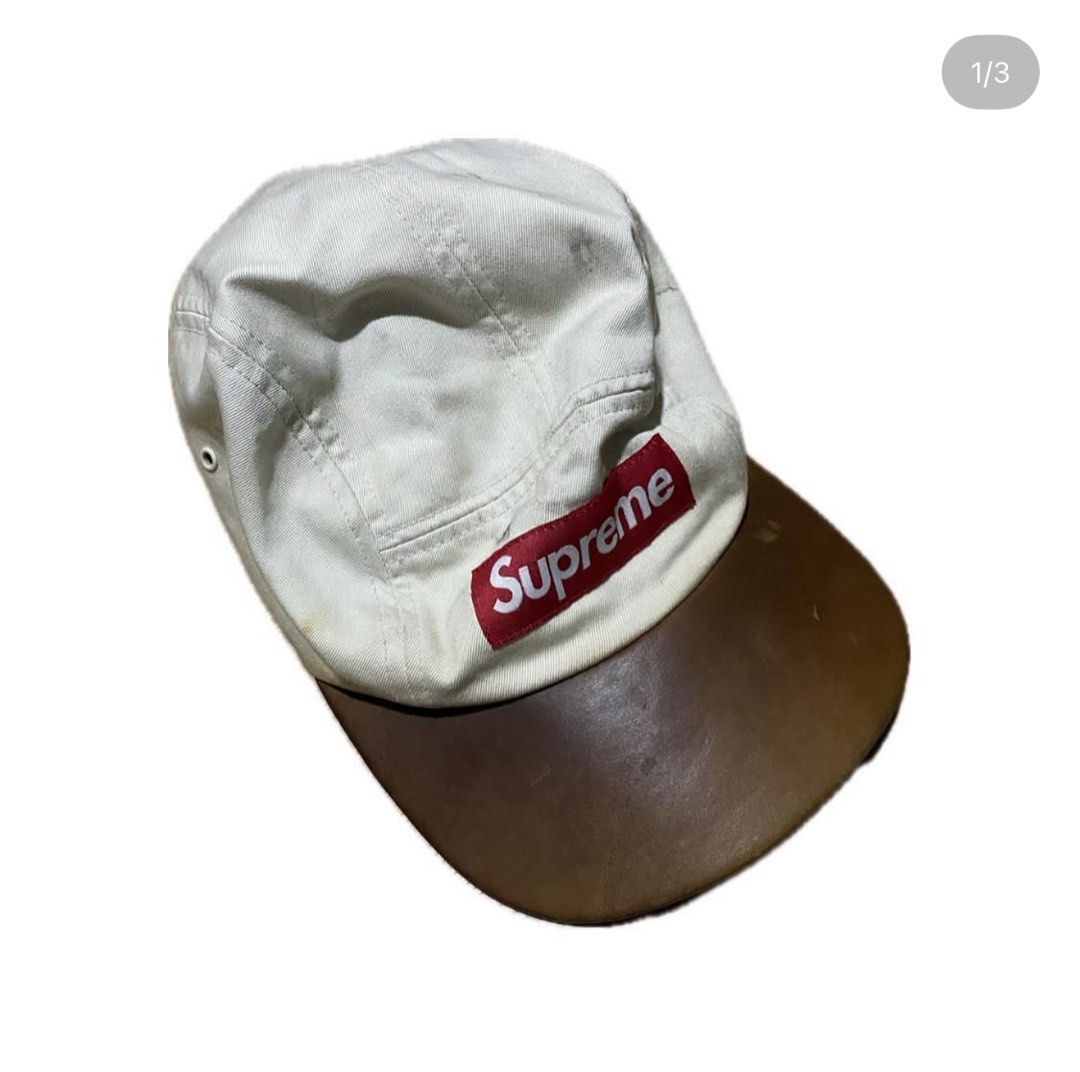 SUPREME Five Panel Hat, Fesyen Pria, Aksesoris, Topi di Carousell