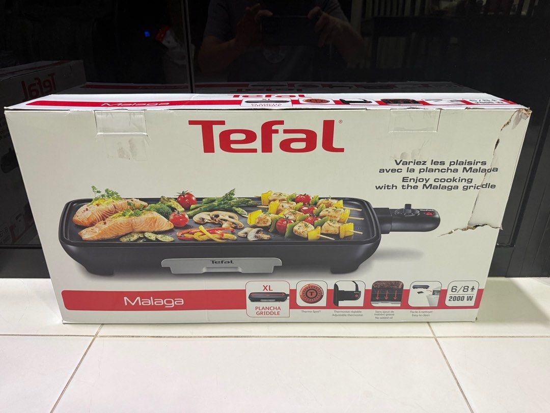 Tefal Malaga XL Plancha Grill - Brand New, TV & Home Appliances ...