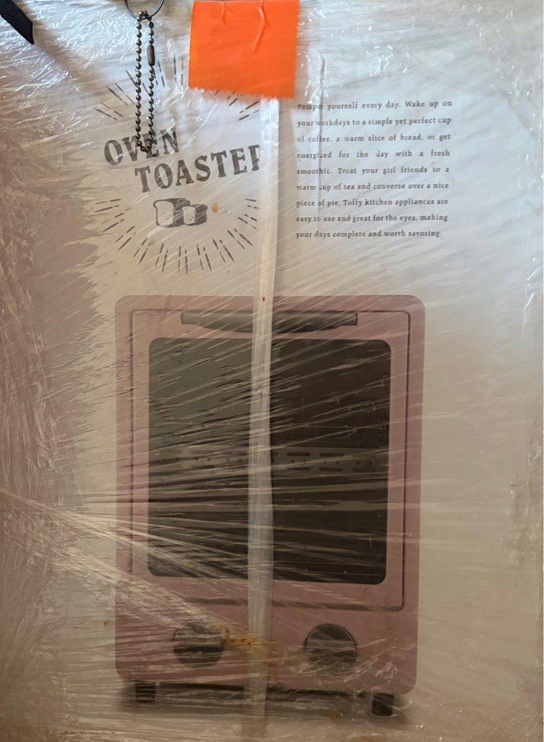 Toffy 復古粉色烤箱, 家庭電器, 廚房電器, 焗爐及多士爐 - Carousell