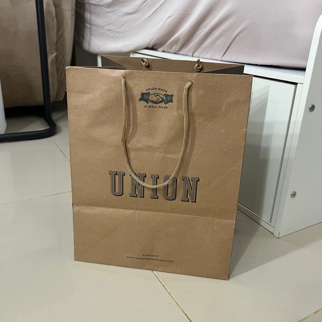 Union Paper Bag / Paperbag / Tas Kertas / Kantong Belanja, Perabotan ...