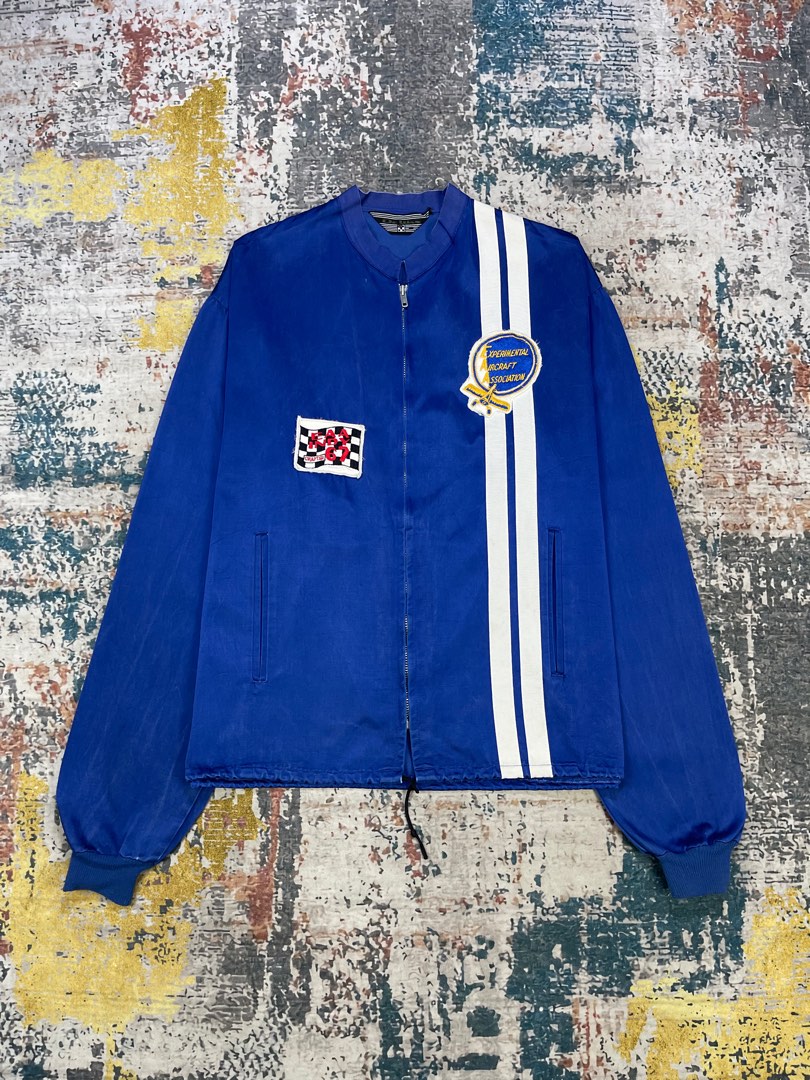 Vtg 60s De Wan USA Aviation Aircraft Flight Racing Jacket, Men's ...