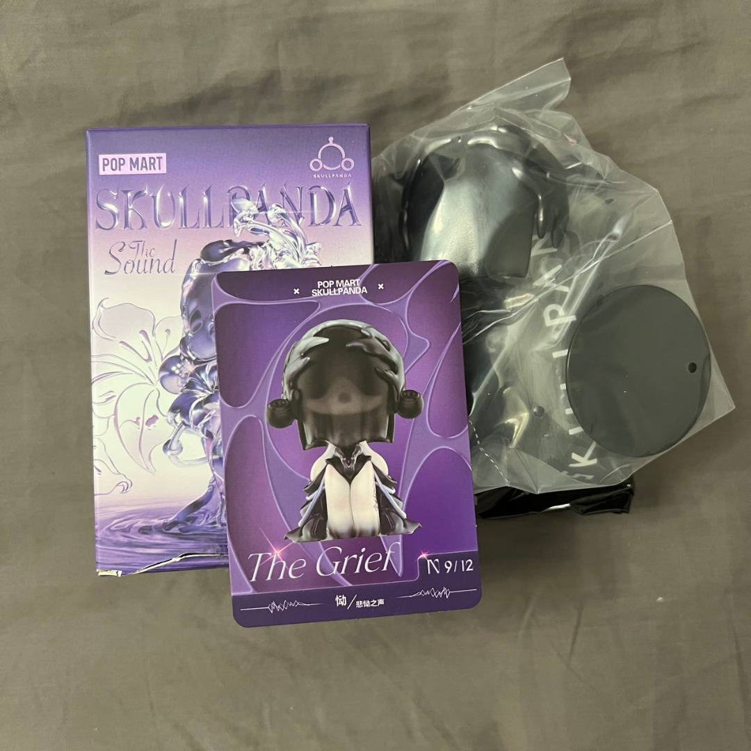 WTS BNIF Skullpanda The Sound The Grief Figure Confirmed Design Popmart ...