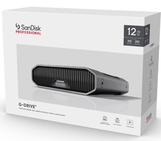 12Tb HDD - SanDisk Professional G-Drive 12TB External Hard Drive ...