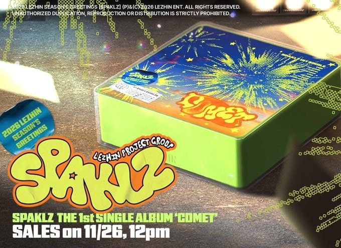 2026 LEZHIN SEASON’S GREETINGS SPAKLZ 【COMET】- jinx, pearl boy, scent and sensibility, limited ...