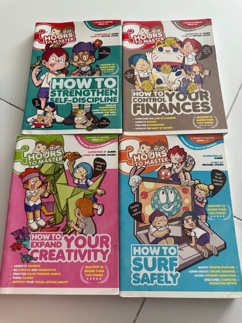 3 Hours to Master Comic Books - Set of 4, Hobbies & Toys, Books ...