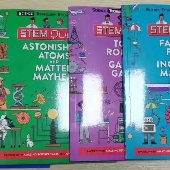 全4冊🔸STEM Quest Science Astonishing Atoms《 少年理工啟蒙培育 》少年理工科普 Science/Maths/Technolpgy/Engineering ...