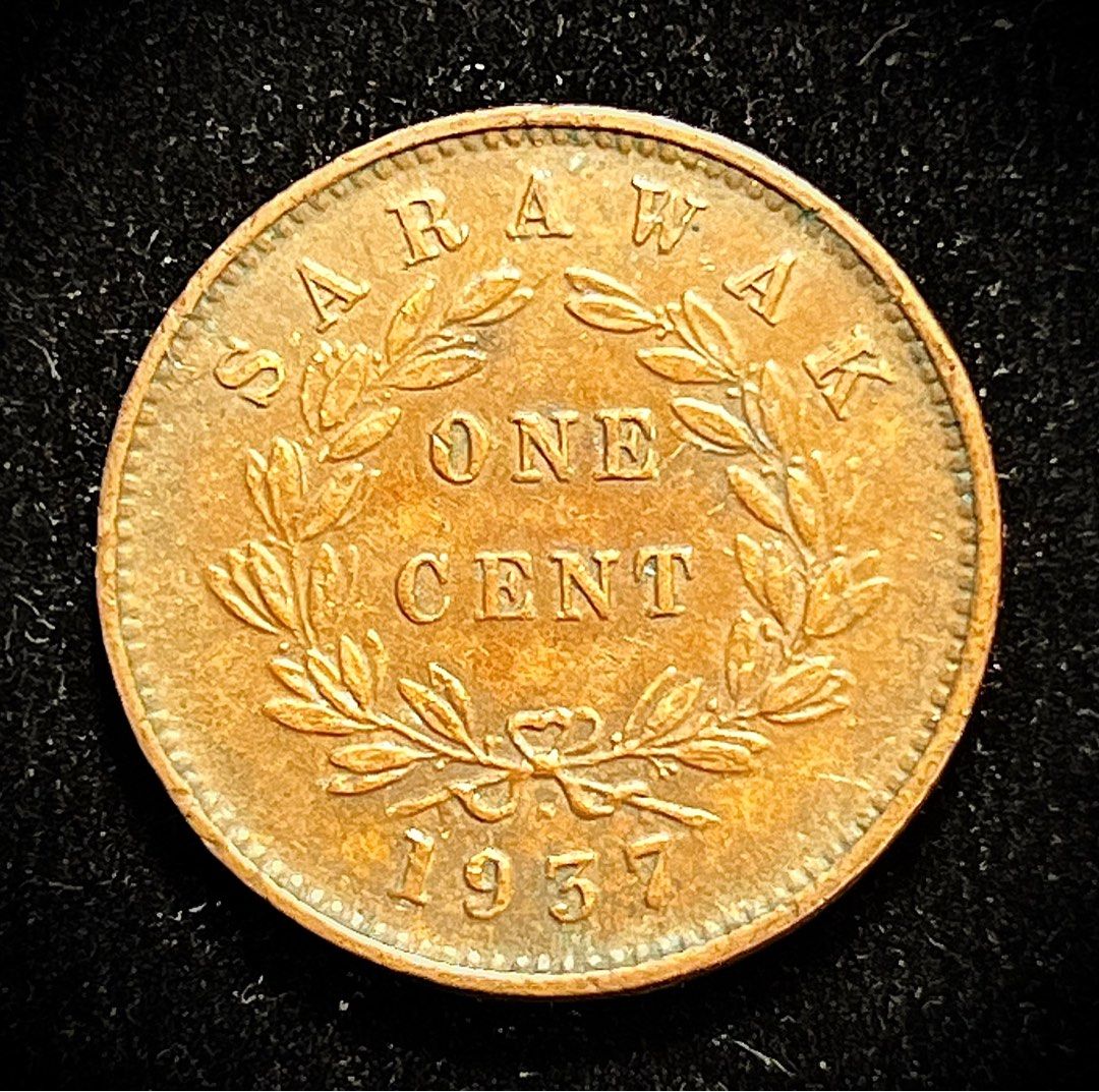 1937-H British Kingdom of Sarawak "The Last White Rajah” Charles Vyner ...