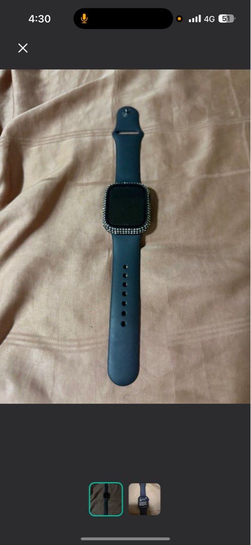 100% Battery Apple Watch 41mm Series 8 GPS + Cellular Battery Health ...