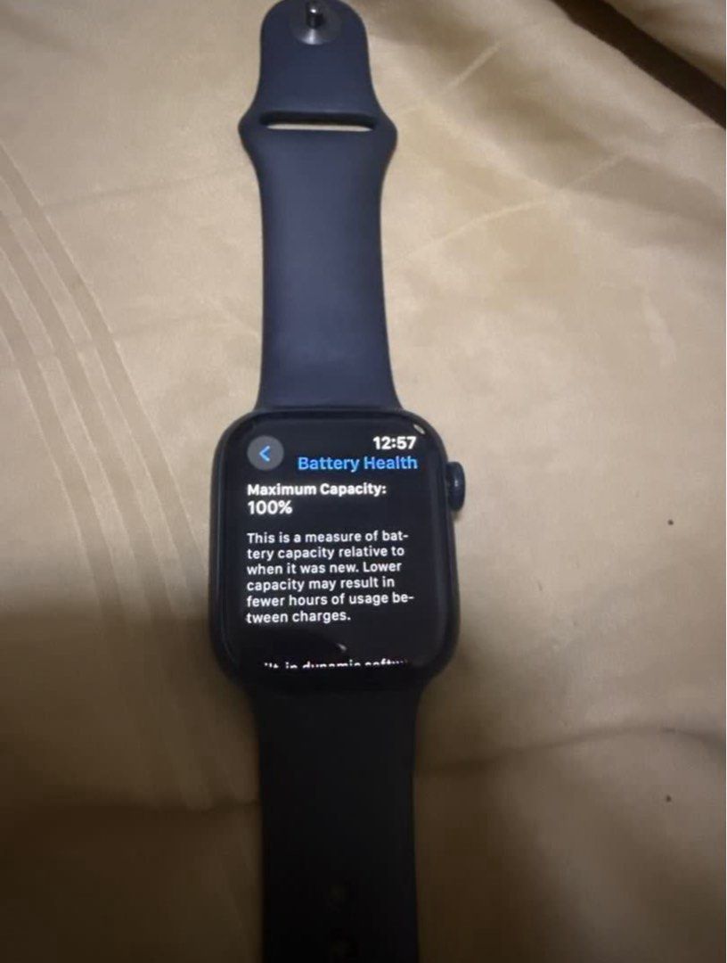 100% Battery Apple Watch 41mm Series 8 GPS + Cellular Battery Health ...