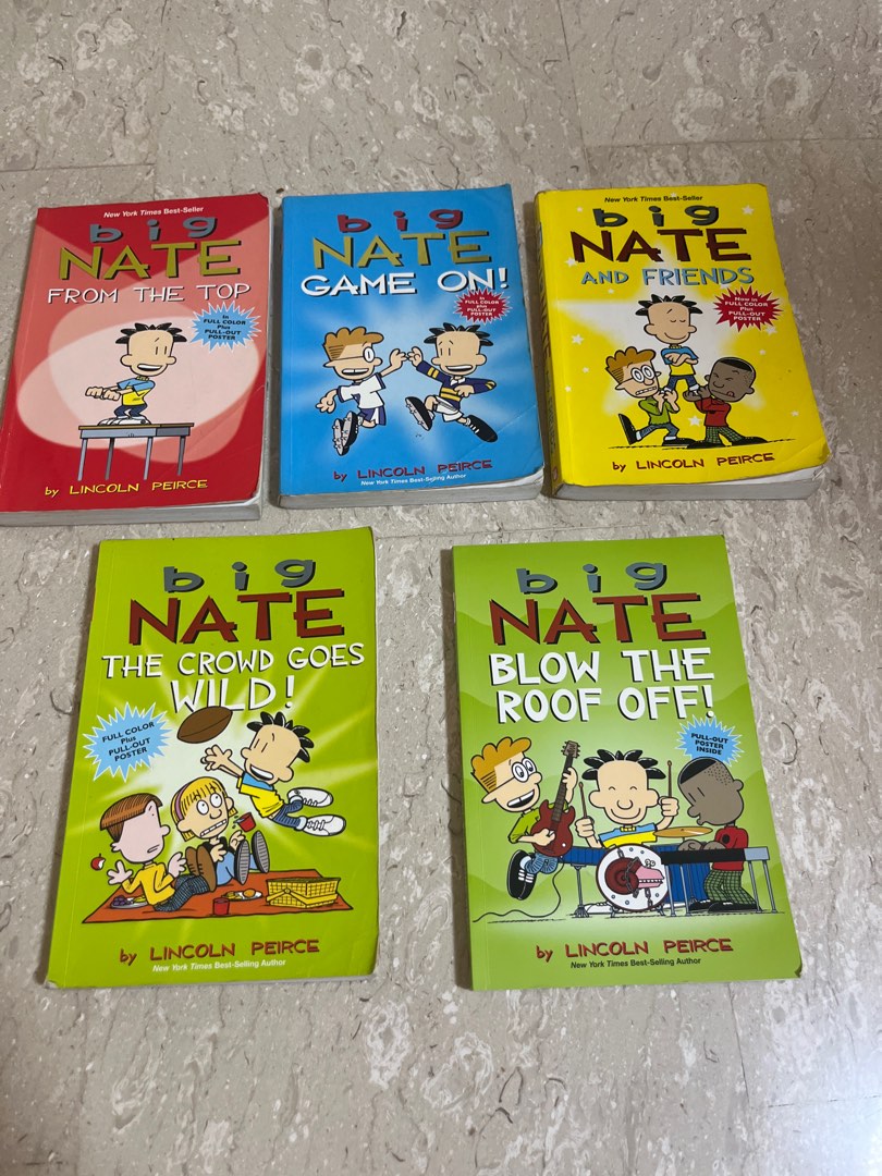 Big Nate Book Collection by Lincoln Peirce, Hobbies & Toys, Books ...