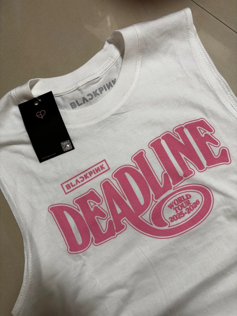 Blackpink Deadline World Tour pop up Tank serif tank Top, Women's ...