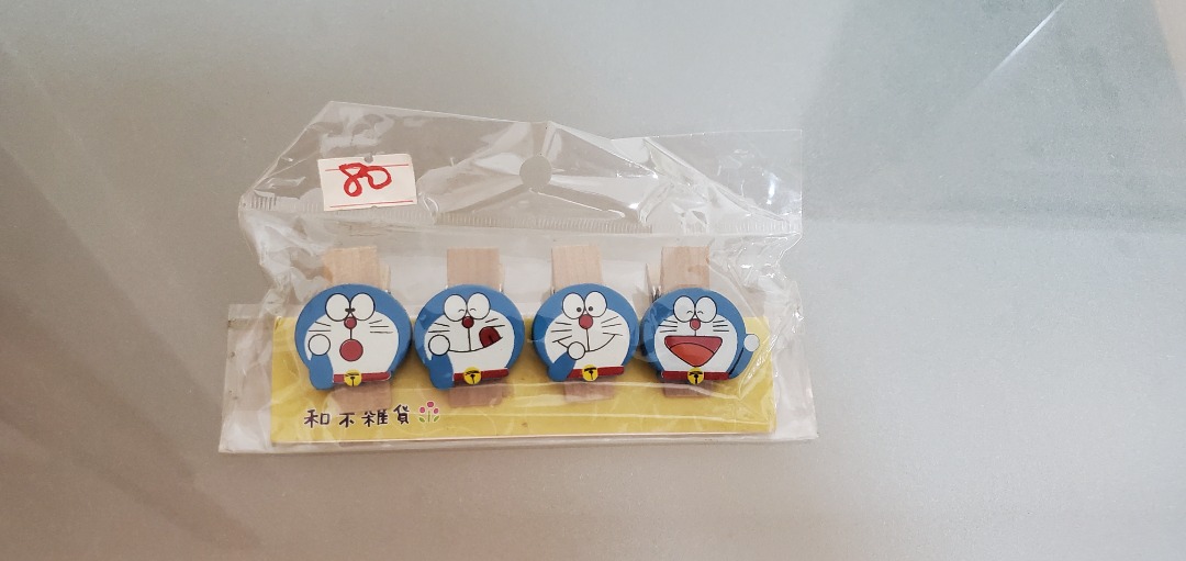 Brand New Doraemon Character Clips - Set of 4, Hobbies & Toys ...