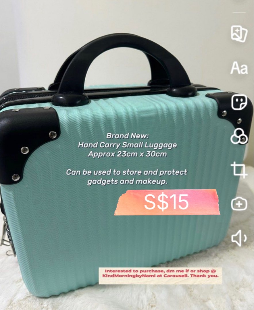 Brand New Hand Carry Small Luggage with TSA Lock, Hobbies & Toys ...
