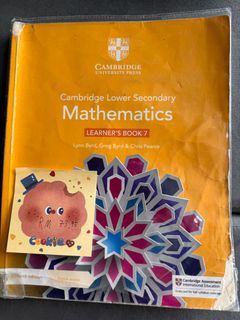 Cambridge Lower Secondary Mathematics Learner's Book 9, Hobbies & Toys, Books & Magazines ...