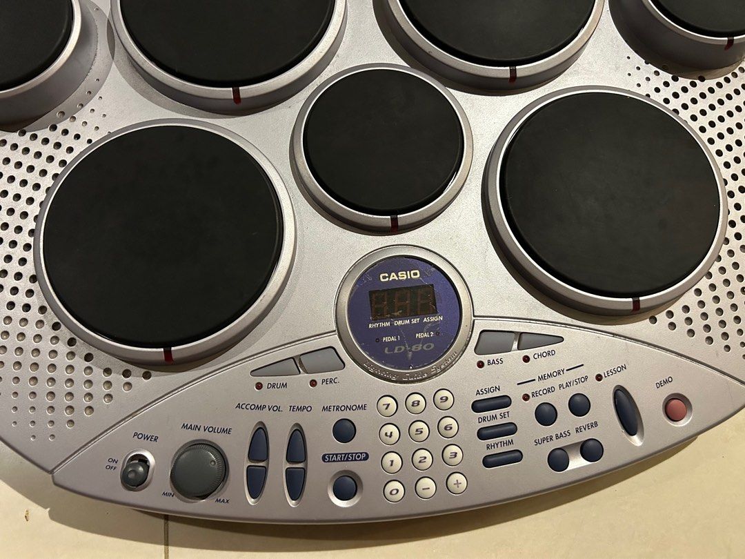 Casio LD-80 Rhythm Drum Set, Hobbies & Toys, Musical Instruments on ...