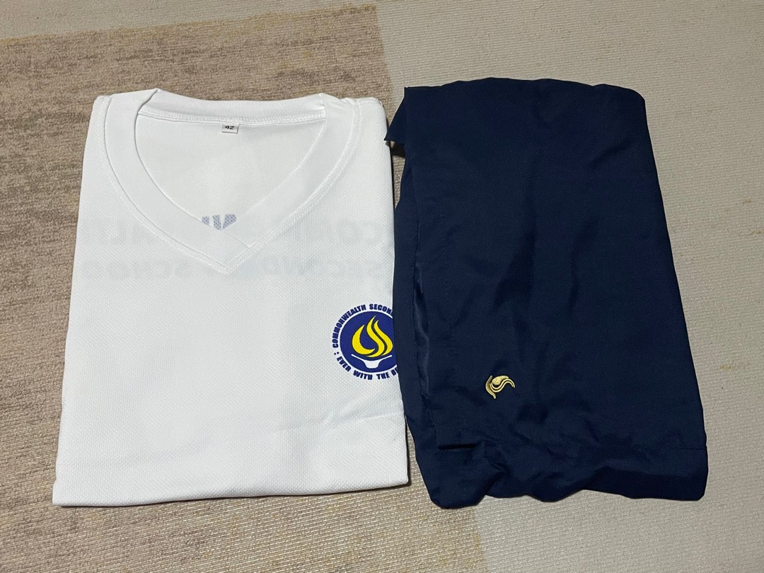 CWSS Commonwealth Secondary School PE Uniform, Men's Fashion, Tops ...