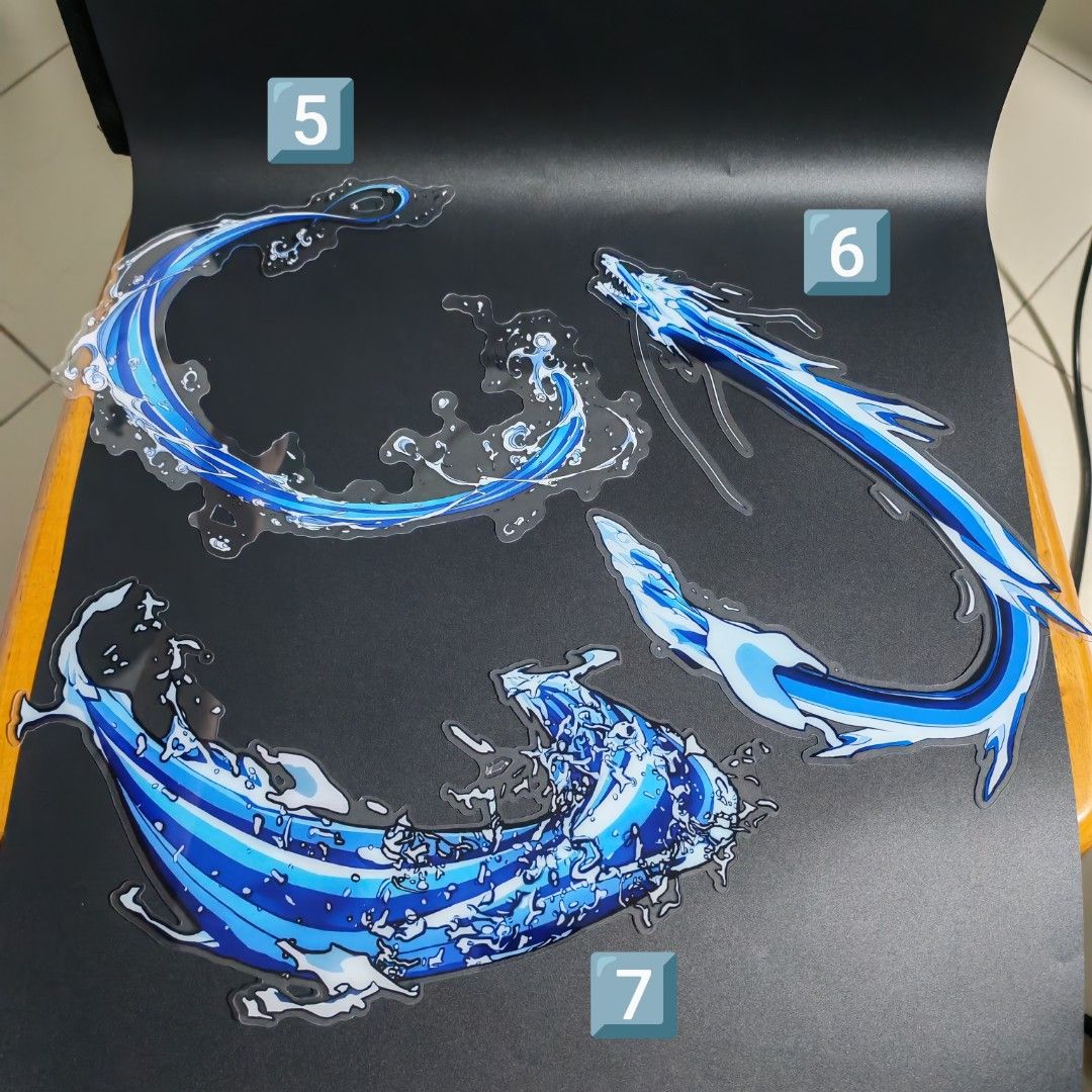 Demon Slayer Water Effects, Hobbies & Toys, Toys & Games on Carousell