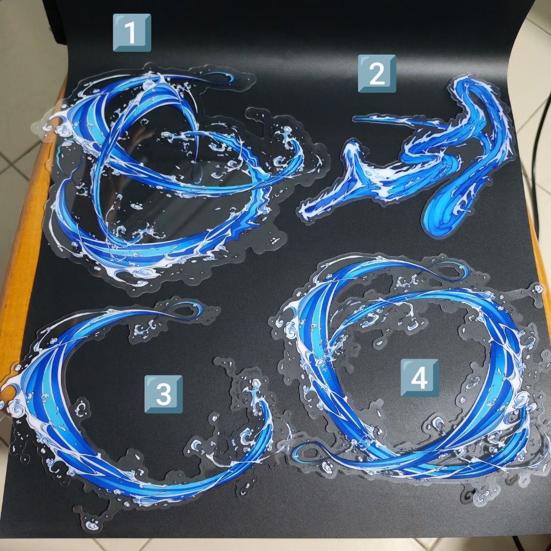 Demon Slayer Water Effects, Hobbies & Toys, Toys & Games on Carousell