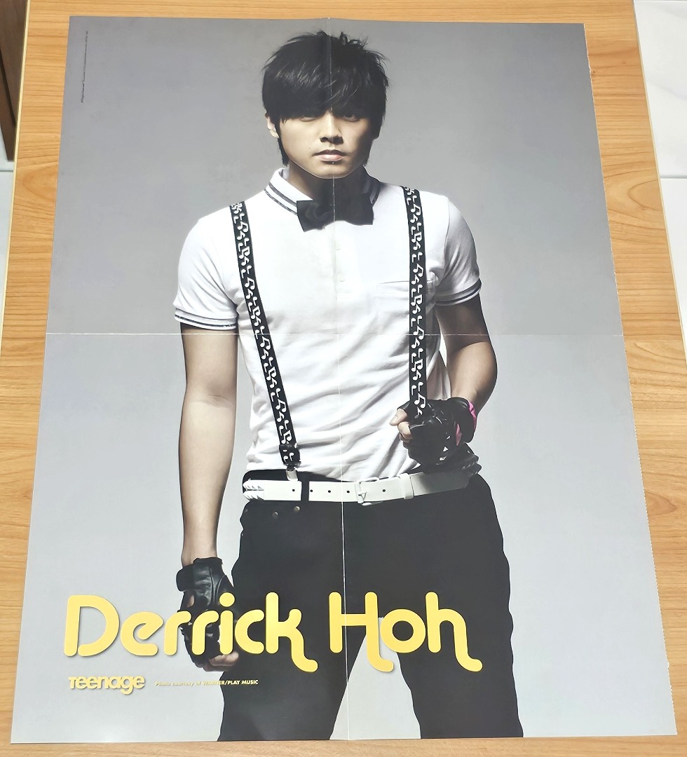 Derrick Hoh (何维健) and The Pussycat Dolls full colour double-sided ...