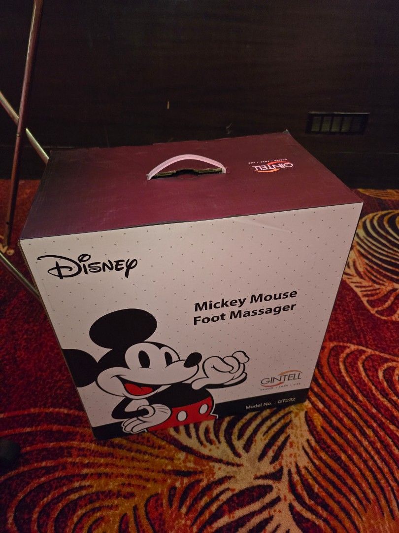 Disney Mickey Mouse Foot Massager, Health & Nutrition, Massage Devices ...