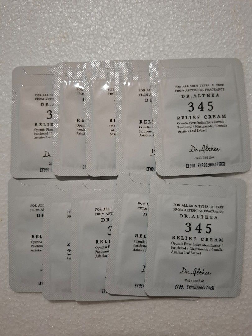 Dr. Althea 345 relief cream 10 x 2ml $10, Beauty & Personal Care, Face ...