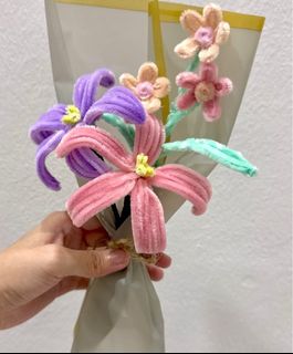 KKV Handwork DIY Pipe Cleaner Flower Sheep Kit, Hobbies & Toys ...