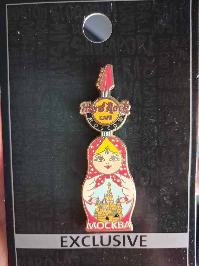 Hard Rock Cafe Moscow Exclusive Pin, Hobbies & Toys, Collectibles ...