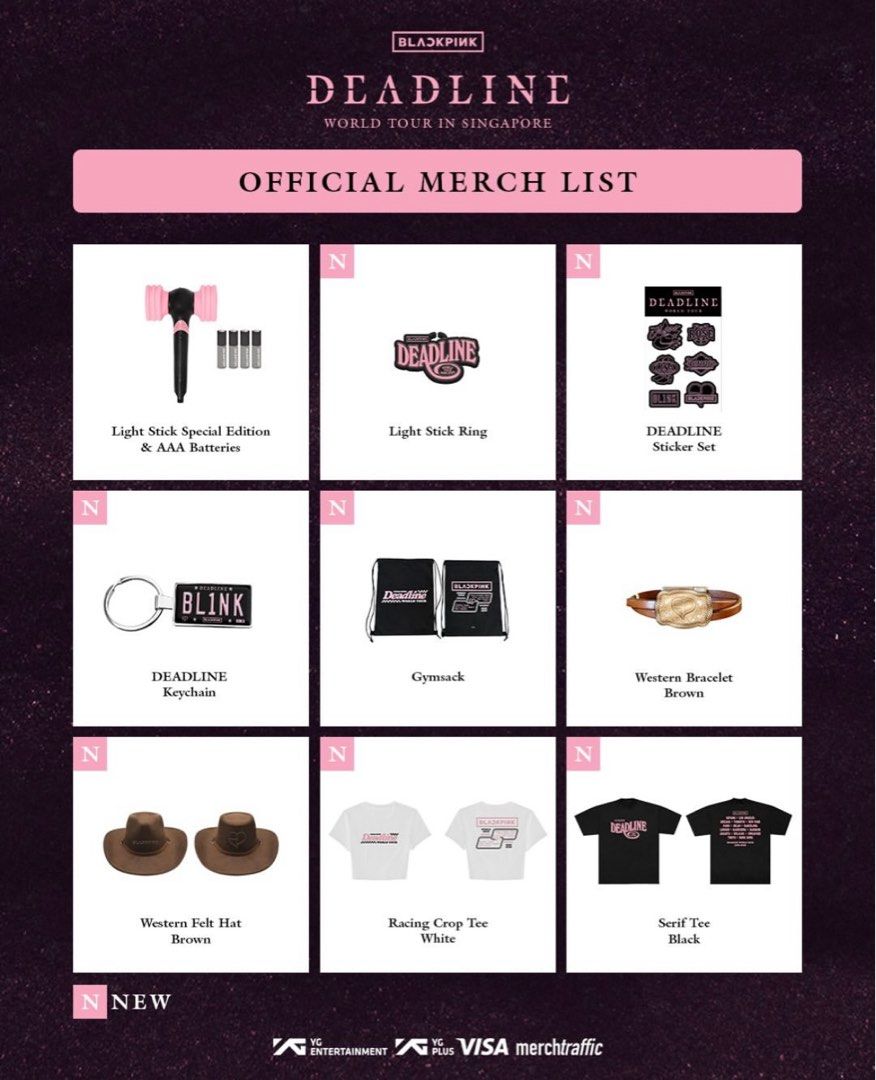 HTB BLACKPINK Official Merchandise, Hobbies & Toys, Memorabilia ...