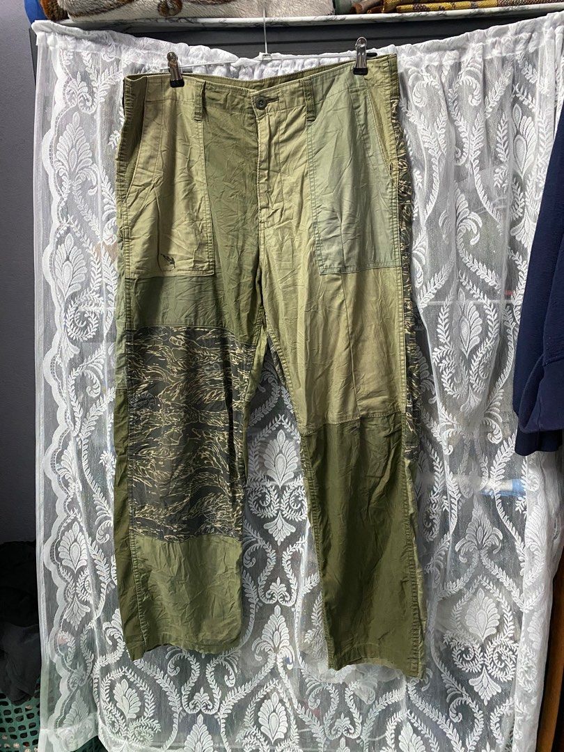 Hysteric Glamour Tiger Stripe Military Pants, Men's Fashion, Bottoms ...