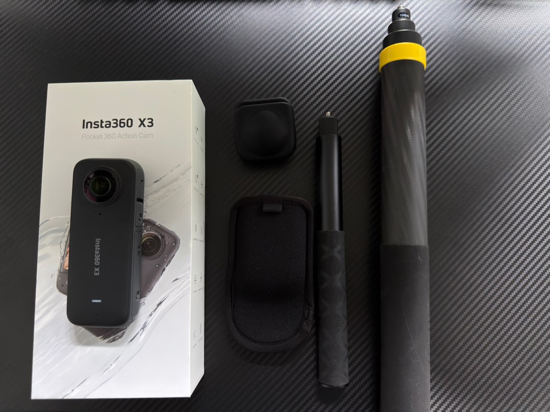 Insta360 X3 Pocket 360 Action Cam - Complete Set, Photography, Cameras ...