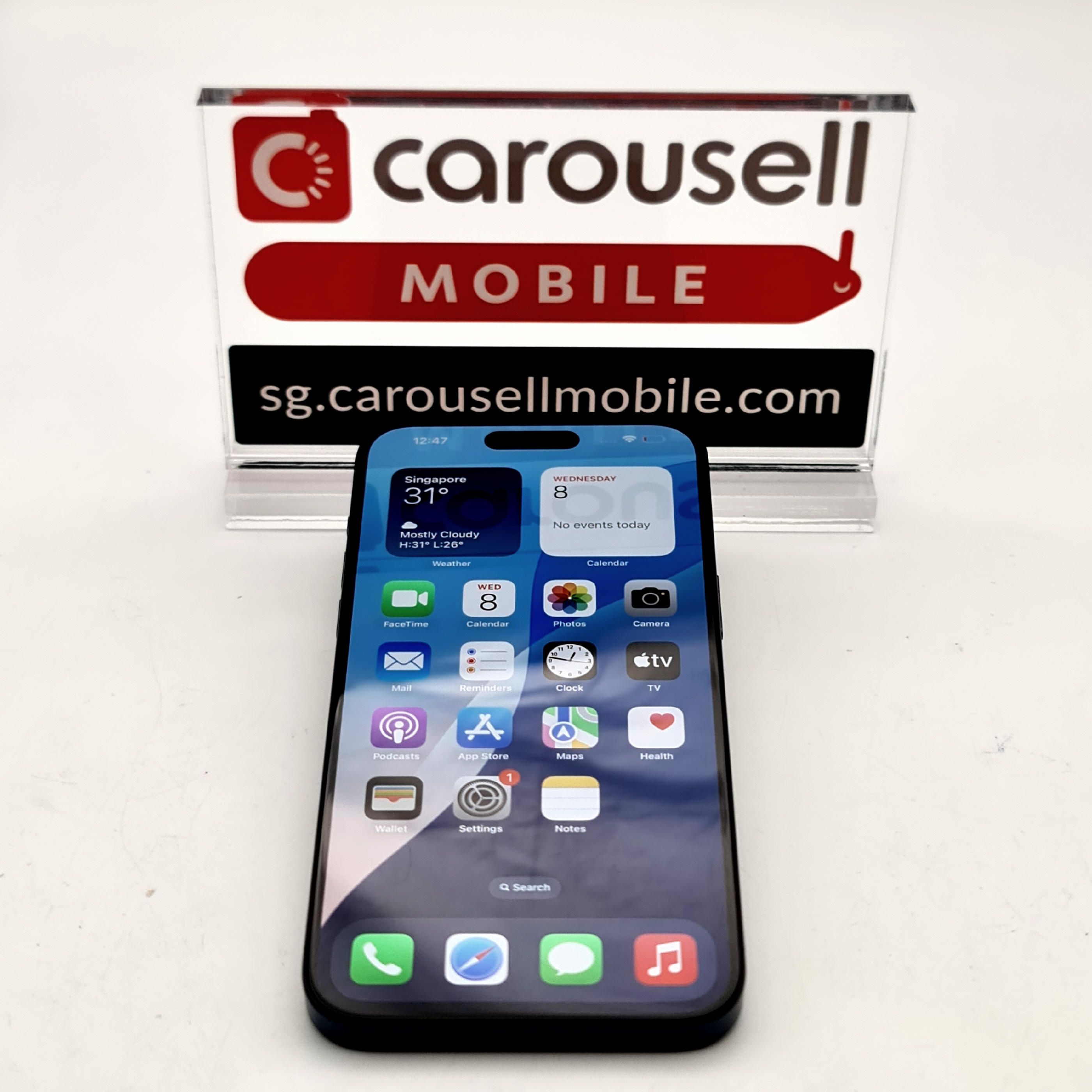 iPhone 15 Pro Max Blue Titanium 1 TB, Mobile Phones & Gadgets, Mobile ...