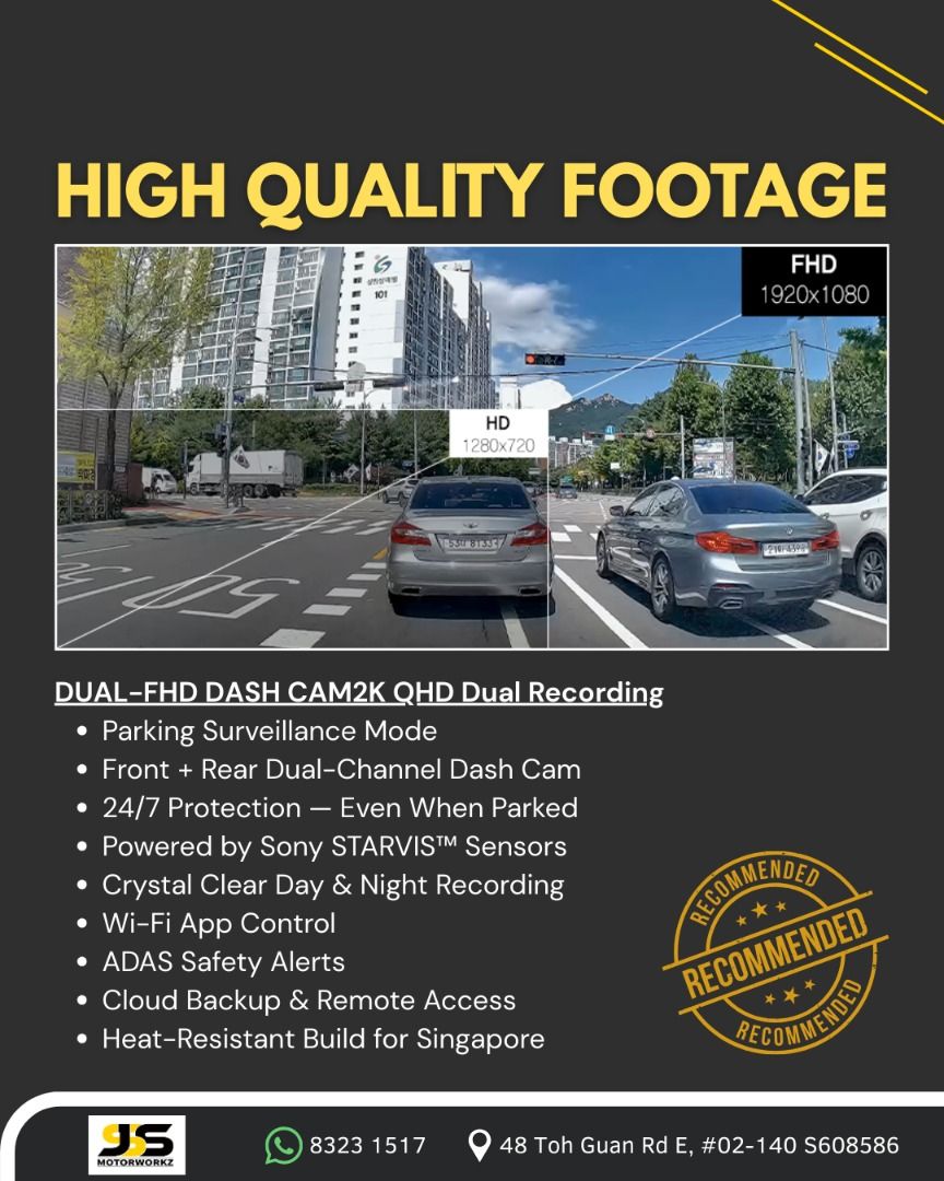 iROAD X6 Dash Camera Singapore | 2K QHD Front + Rear | SONY Starvis ...