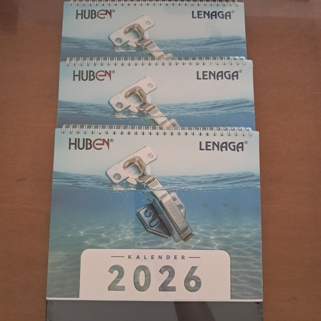 Kalender meja 2026 Huben Lenaga Kalender duduk, Buku & Alat Tulis, Alat ...