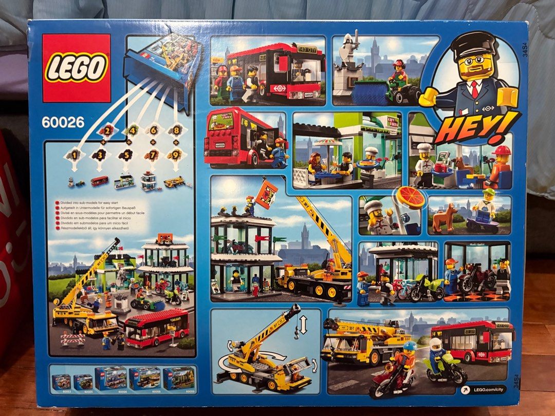 LEGO City 60026 Town Square Set, Hobbies & Toys, Toys & Games on Carousell
