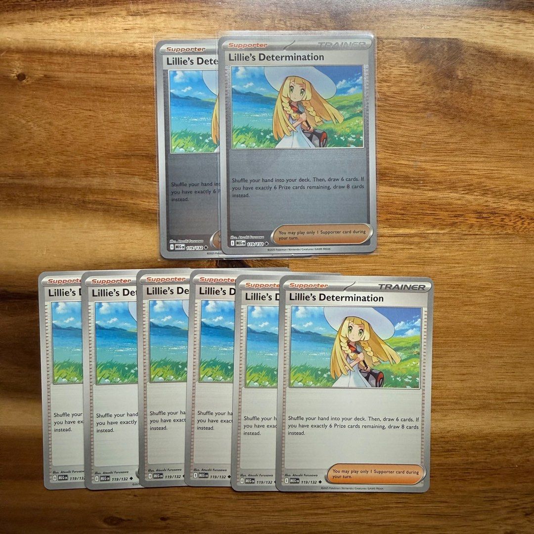 [Multiple] Lillie's Determination #119 Pokemon Mega Evolution Card TCG ...