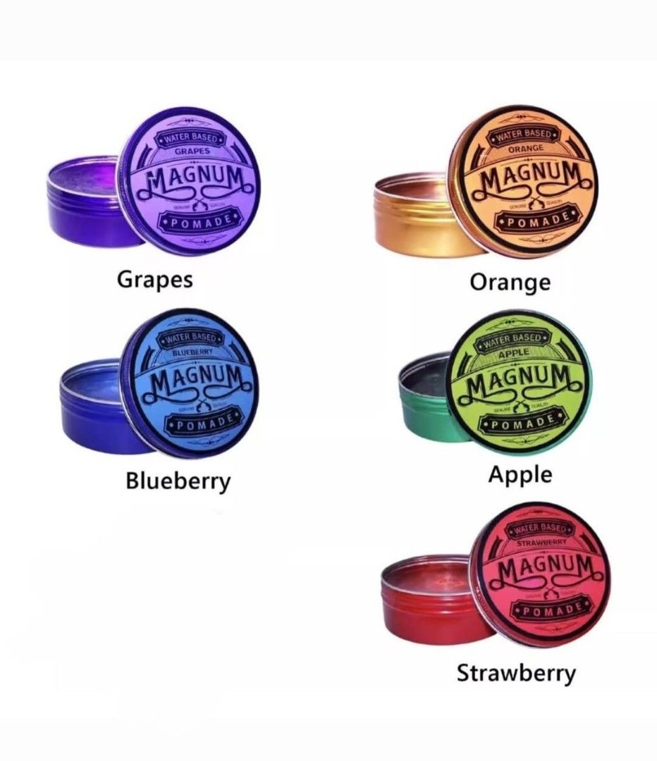 Magnum Pomade - Various Flavors, Beauty & Personal Care, Hair Products ...